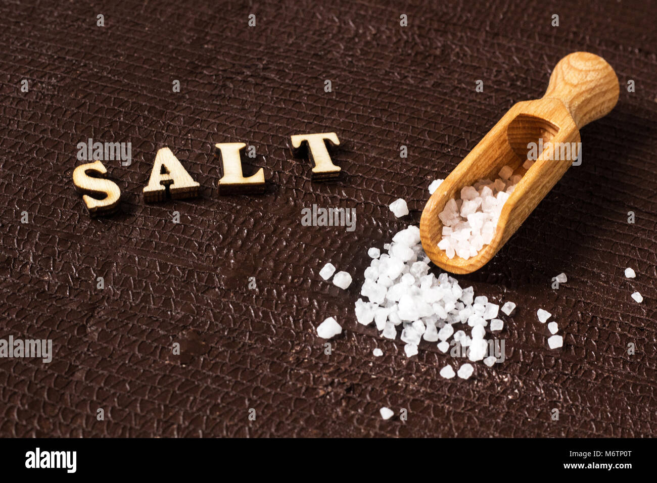 crystal salt. food concept photo Stock Photo - Alamy