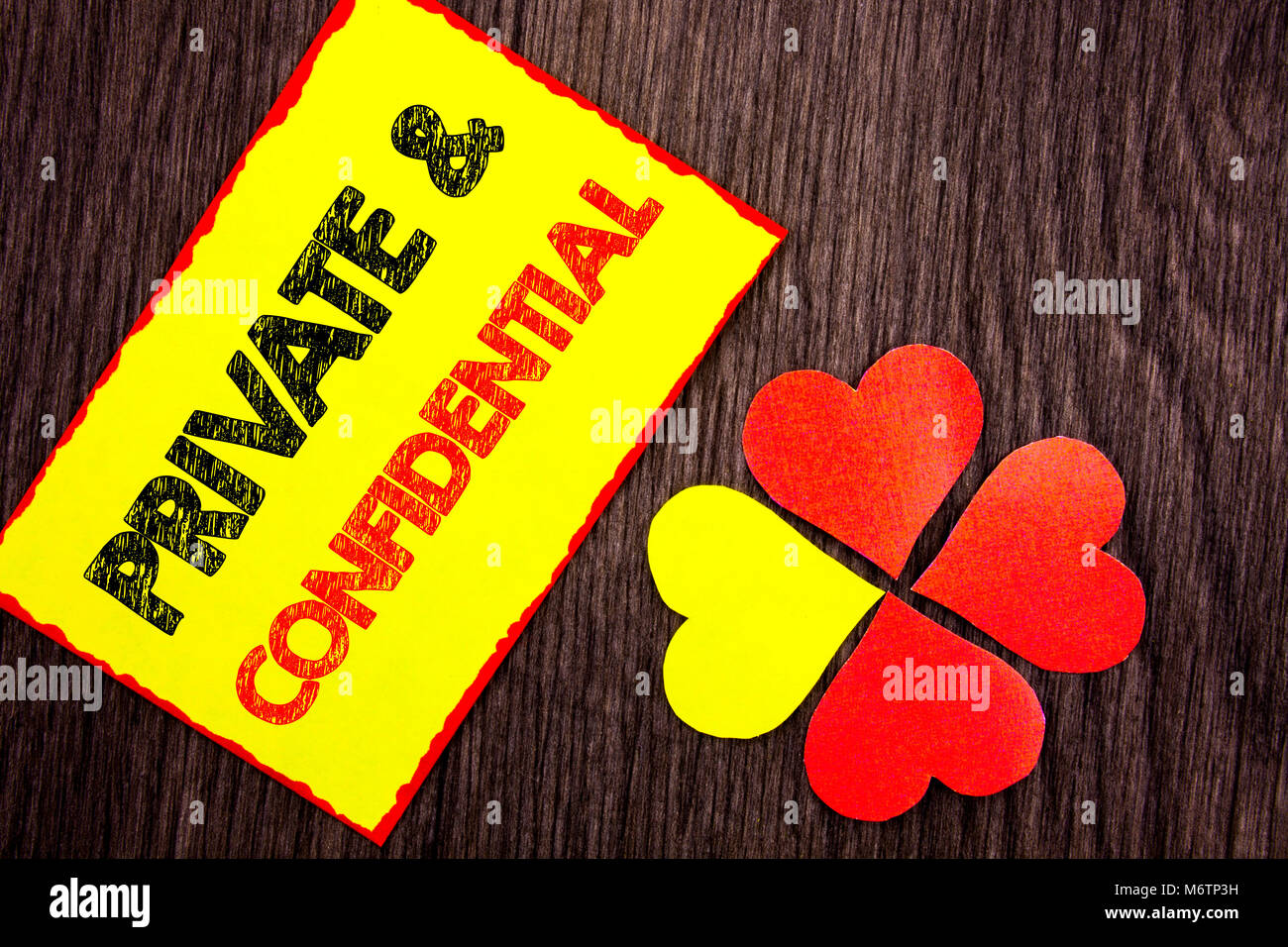 Text showing Private And Confidential. Business photo showcasing ...