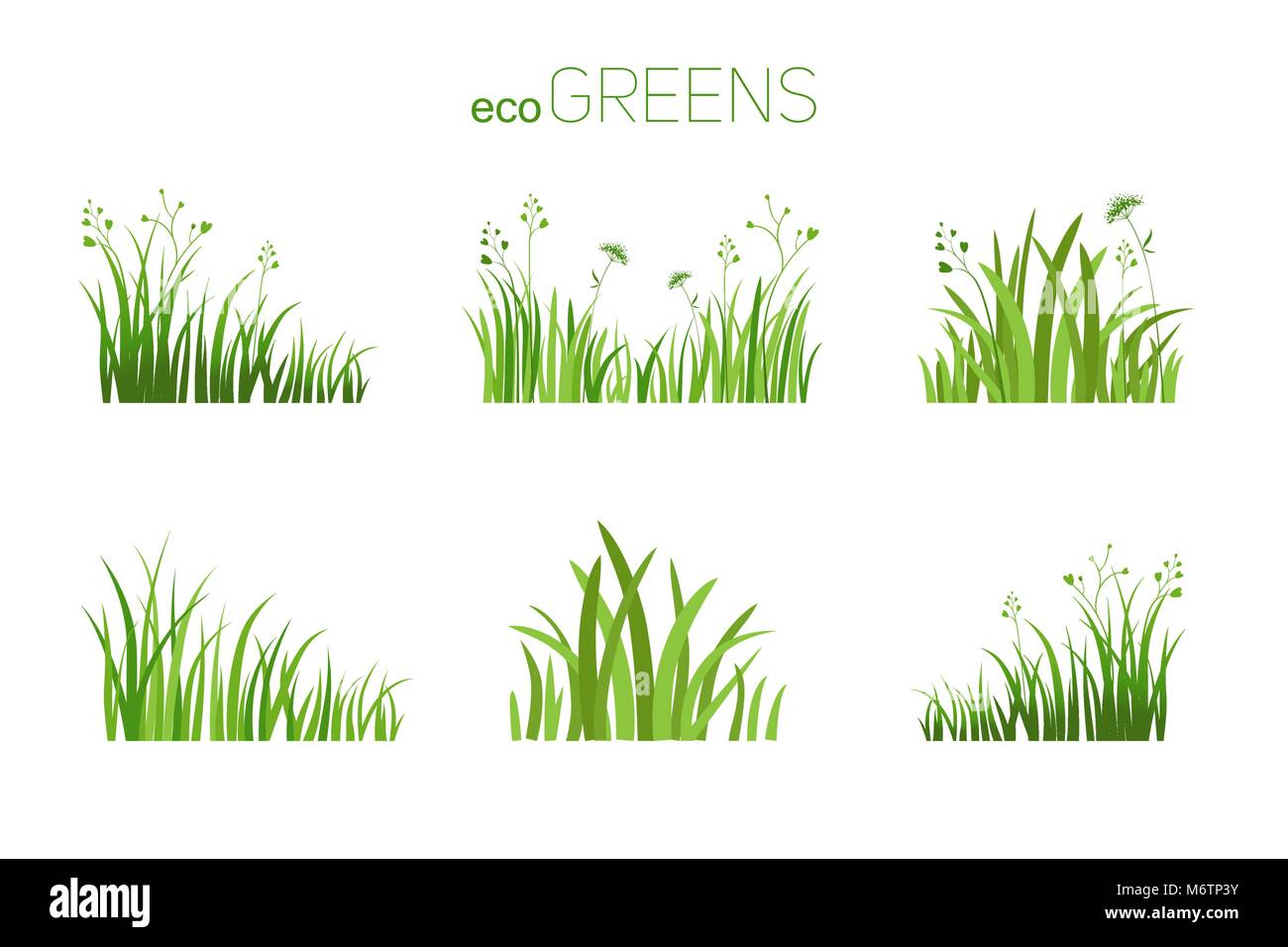 Eco icon grass Stock Vector Image & Art - Alamy