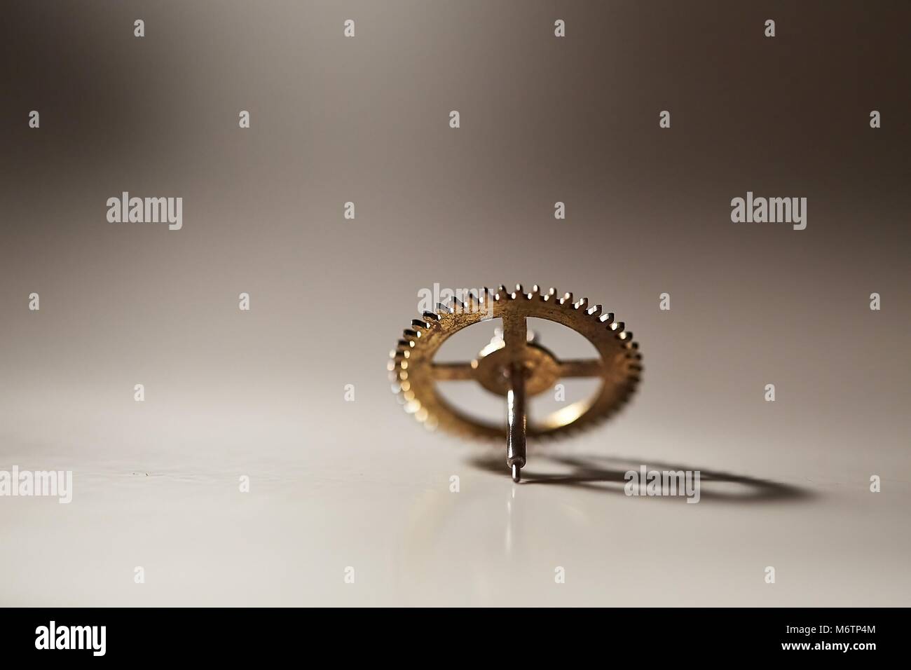 Metal cogwheels in old hi-res stock photography and images - Alamy