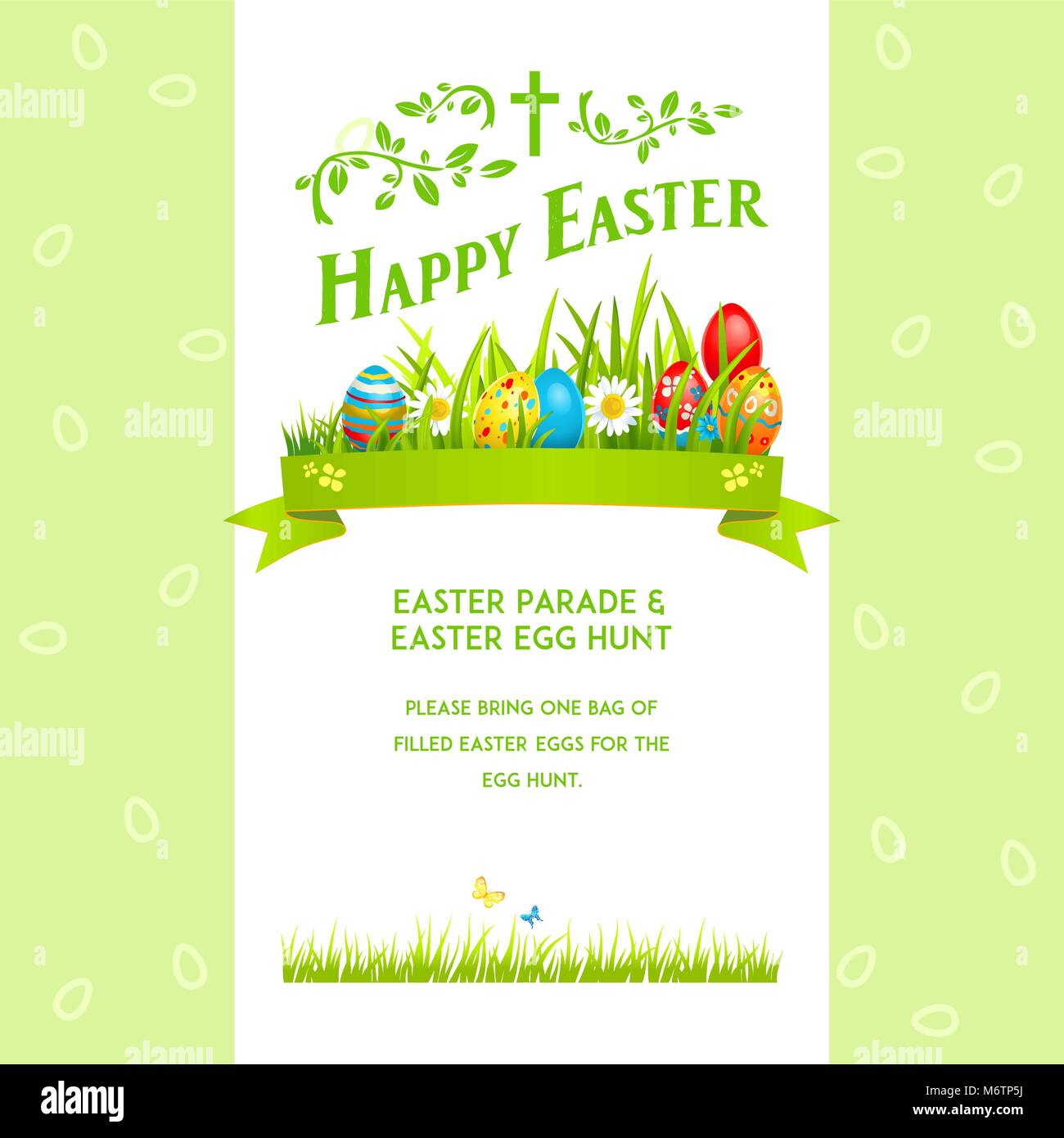 Hand drawn green lettering Stock Vector Images - Alamy