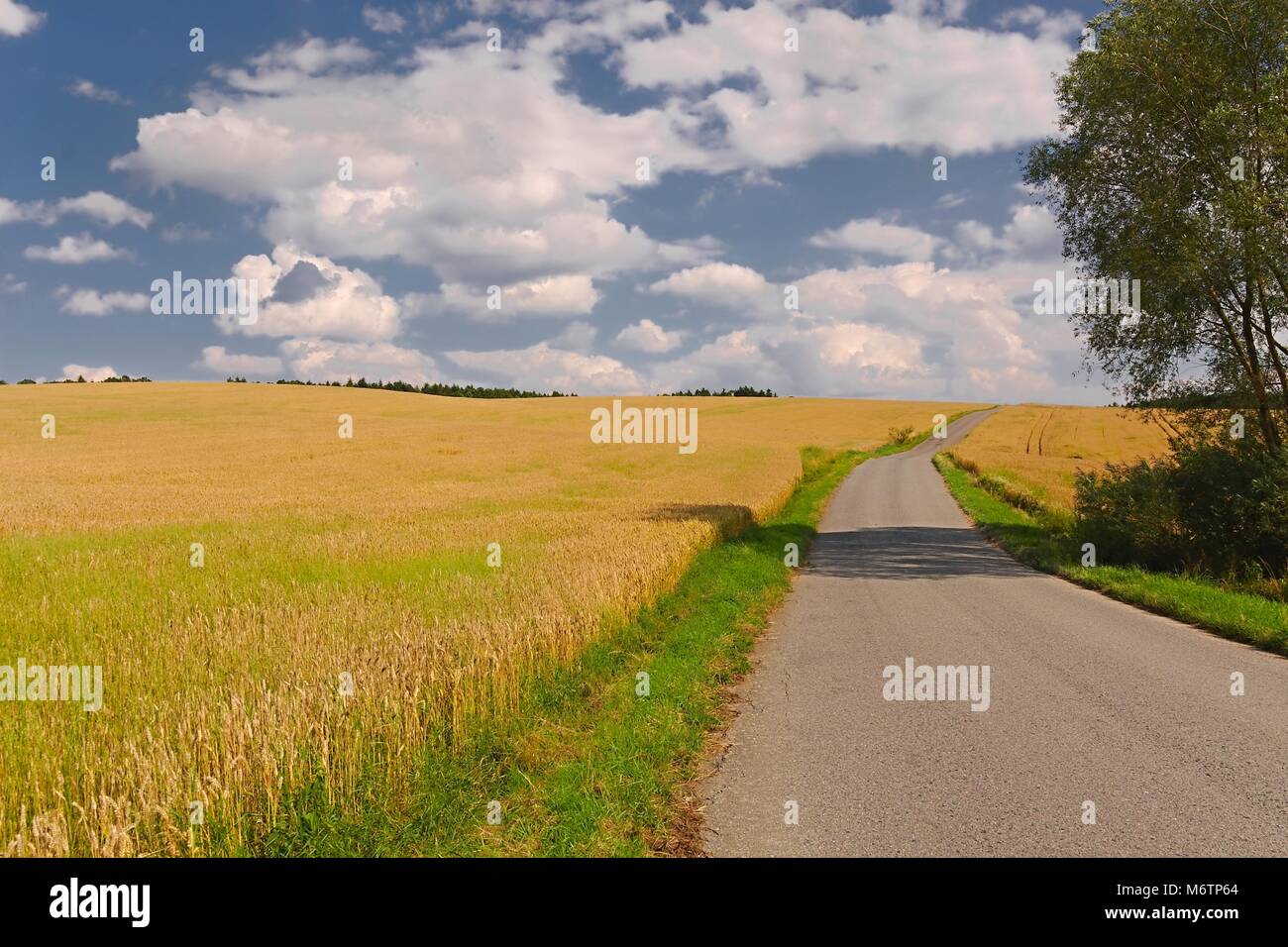 Journey through scenic hilly countryside hi-res stock photography and ...