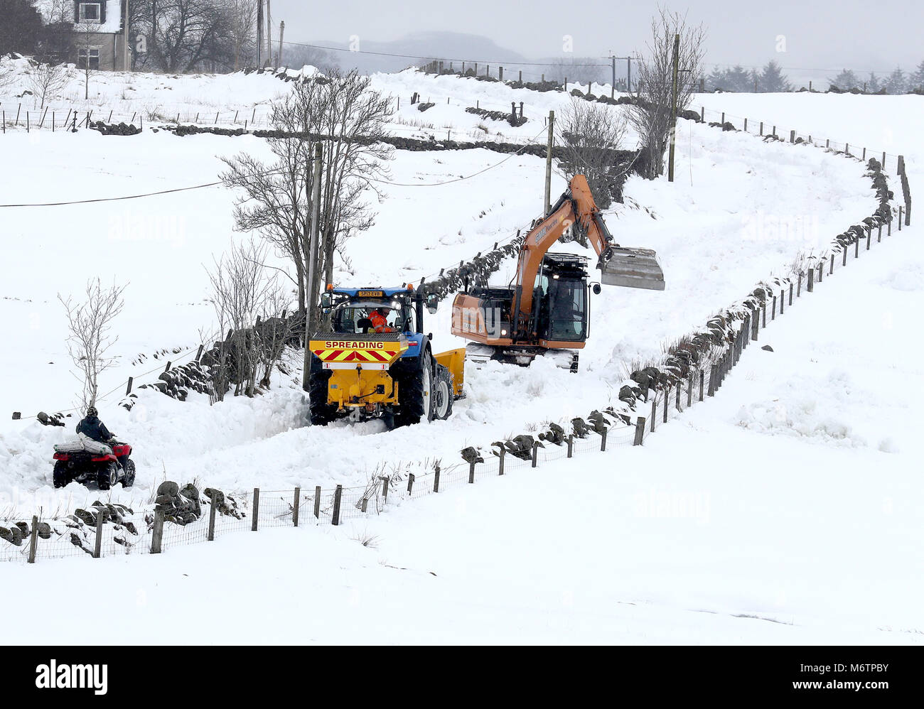 Snow Plough Scotland High Resolution Stock Photography and Images - Alamy