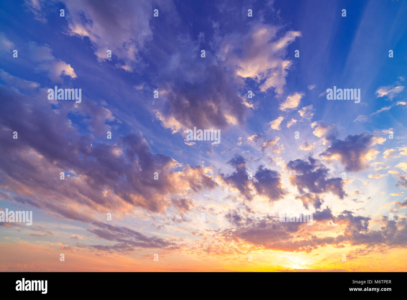 Ultra-wide angle shot of a picturesque sky scenery Stock Photo - Alamy