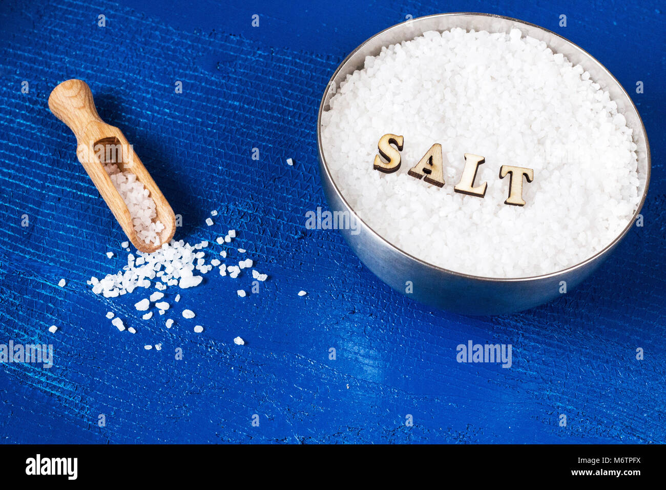 crystal salt. food concept photo Stock Photo - Alamy