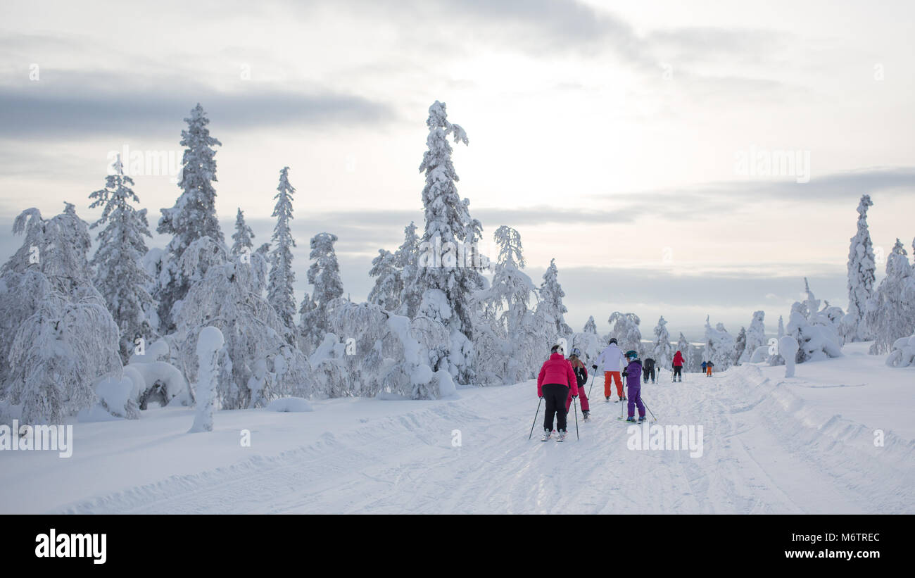Lapland levi ski hi-res stock photography and images - Alamy