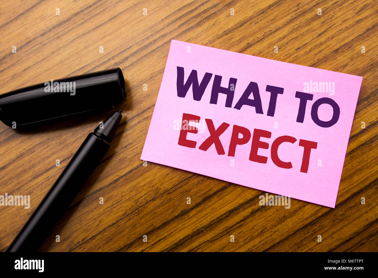 Word, writing What To Expect. Business concept for Achieve Expectation ...