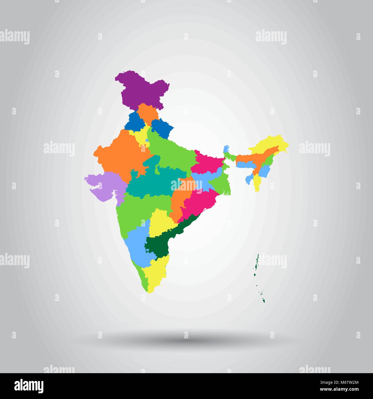 India map icon. Business cartography concept India pictogram. Vector ...