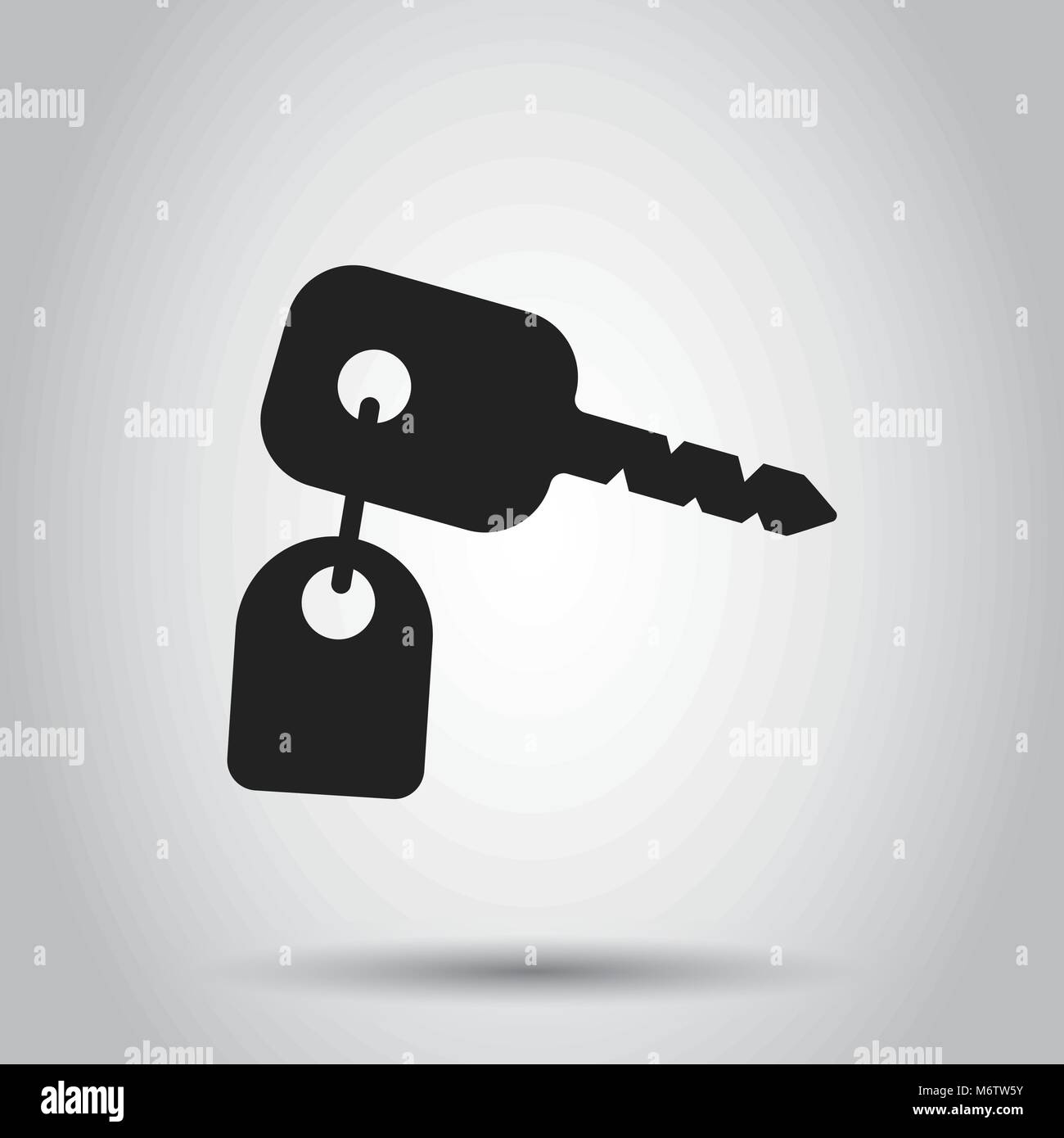 Key vector icon. Key flat illustration Stock Vector Image & Art - Alamy