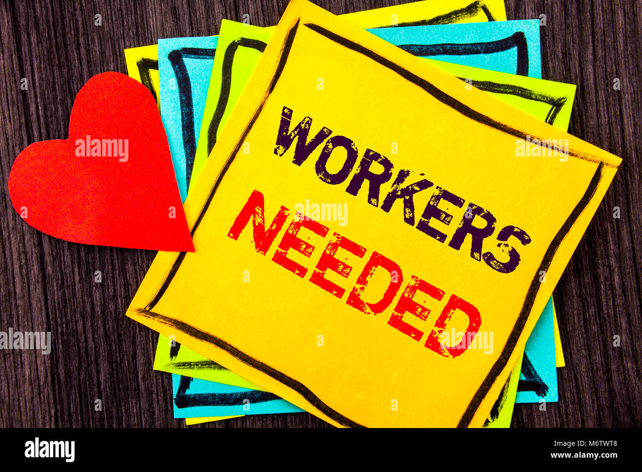 Writing text showing Workers Needed. Concept meaning Search For Career ...