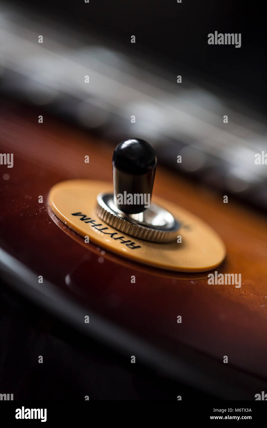 Les Paul Studio USA Guitar pick-up selector swith Stock Photo - Alamy