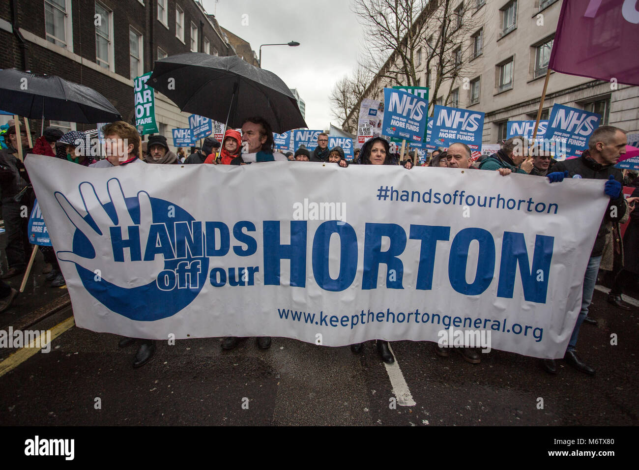 NHS In Crisis - Fix It Now demonstration. The People’s Assembly and ...