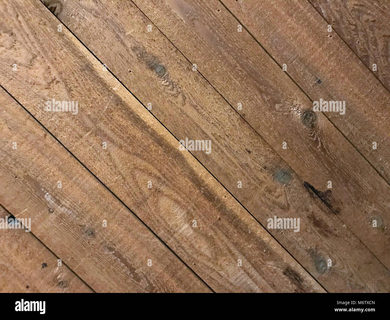 Rough Pine Planking Looking Straight Down for Background Use Stock ...