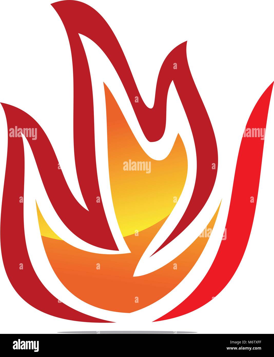 Fire Logo Design Template Vector Stock Vector Image & Art - Alamy