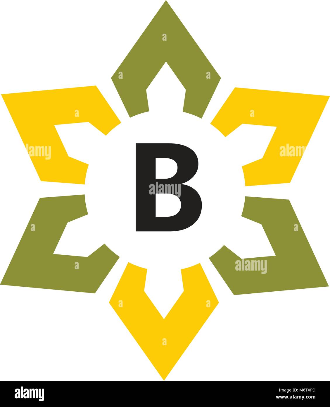 Flower Infinity Letter B Stock Vector Image & Art - Alamy