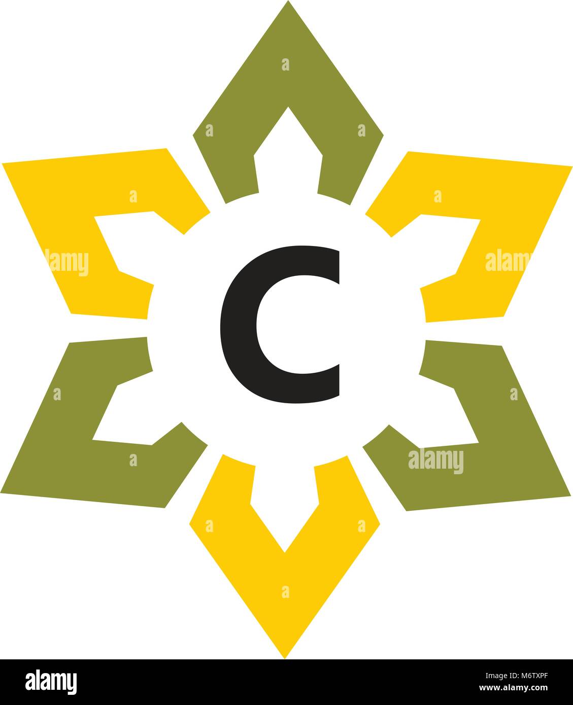 Flower Infinity Letter C Stock Vector Image & Art - Alamy