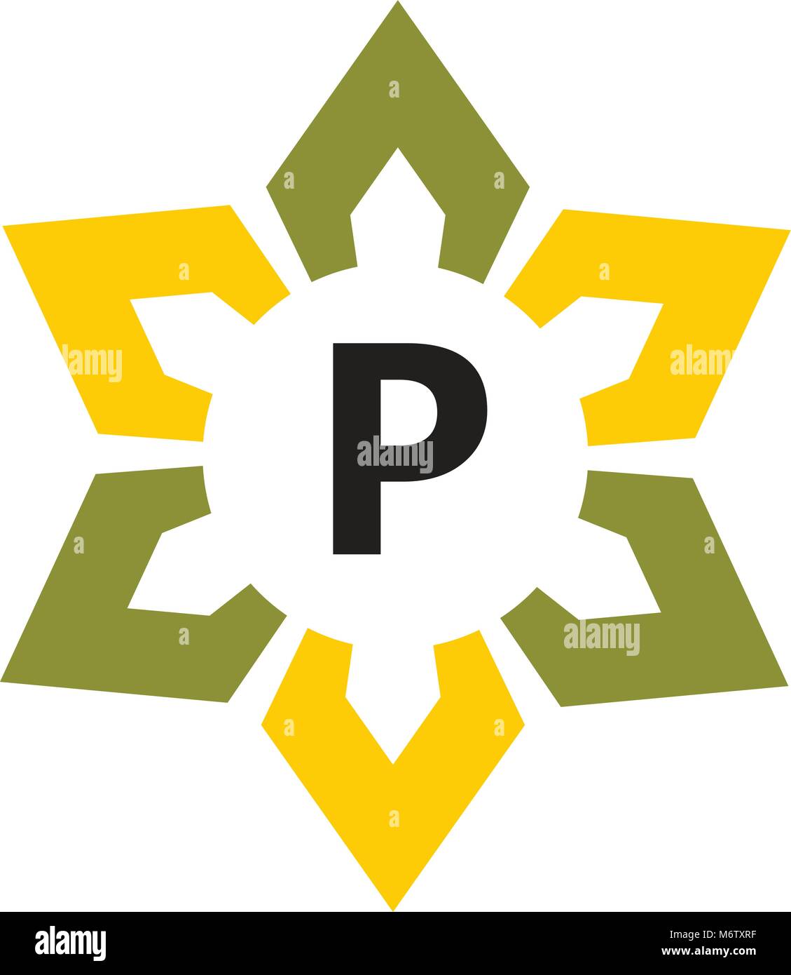 Flower Infinity Letter P Stock Vector Image & Art - Alamy