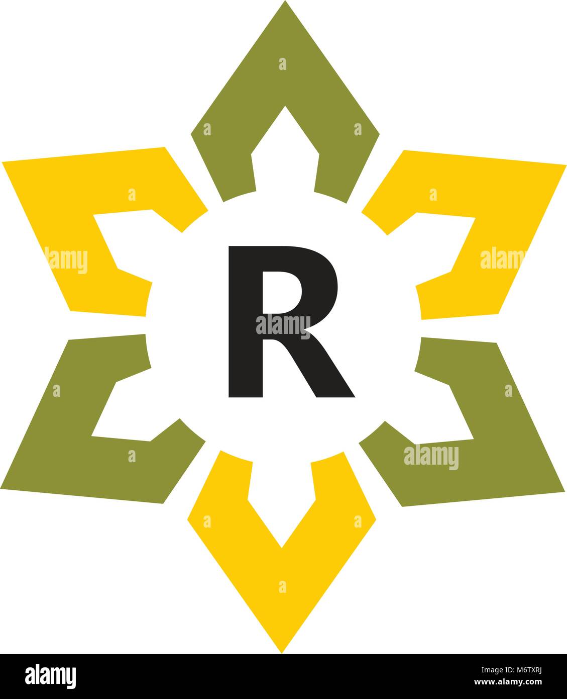 Flower Infinity Letter R Stock Vector Image & Art - Alamy