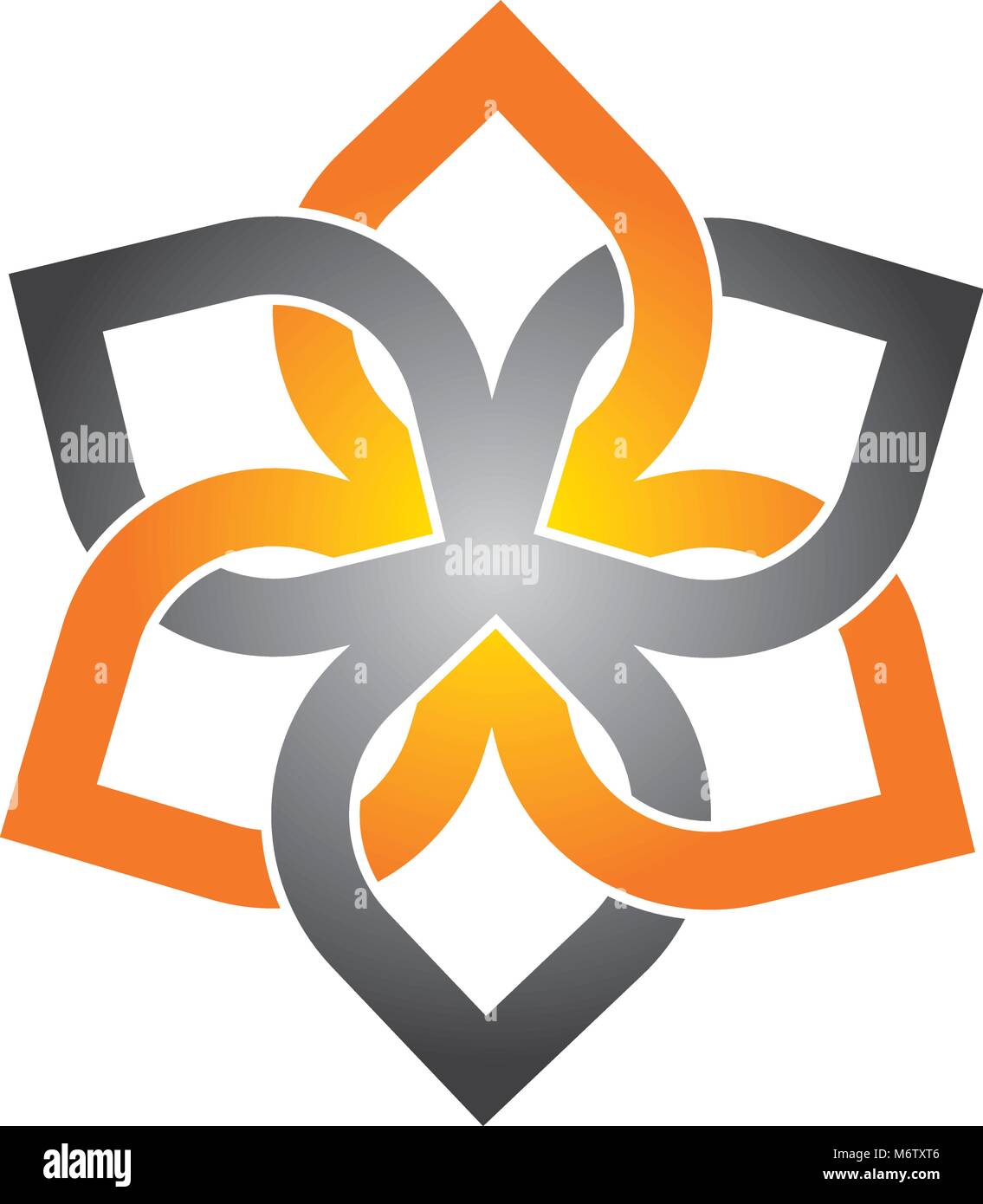 Flower Connection Team Work Stock Vector Image & Art - Alamy