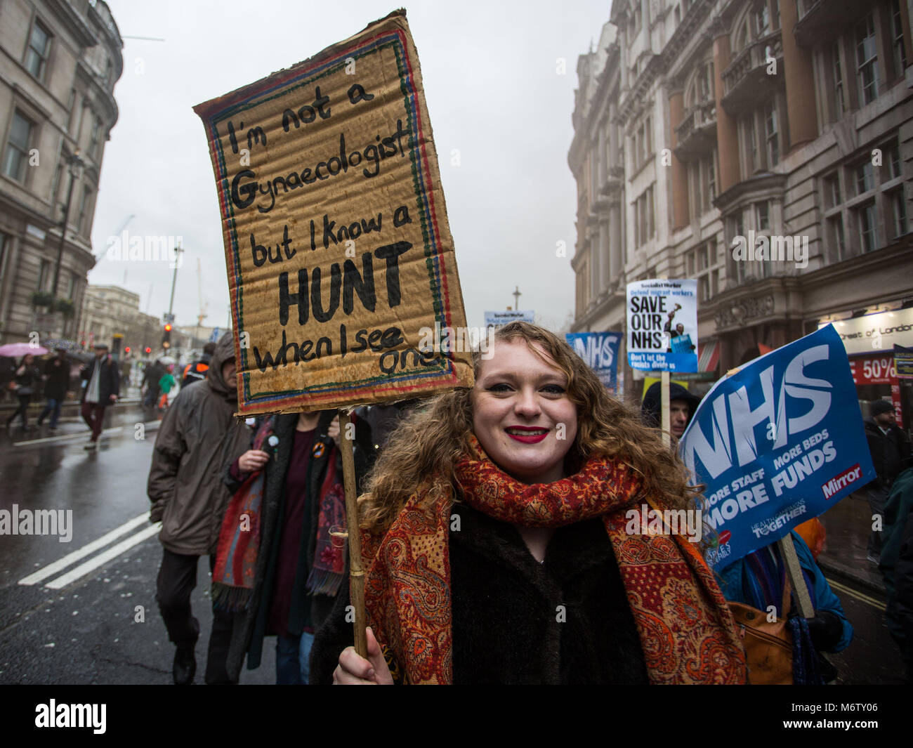 NHS In Crisis - Fix It Now demonstration. The People’s Assembly and ...