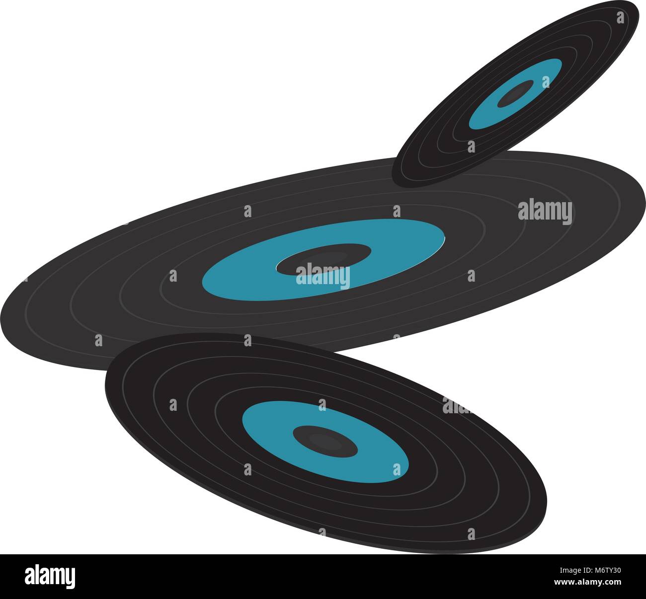 Old discs Stock Vector Images - Alamy