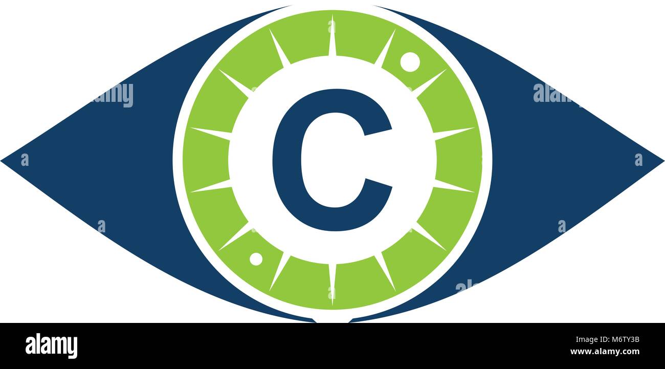 Eye Care Solutions Letter C Stock Vector Image & Art - Alamy
