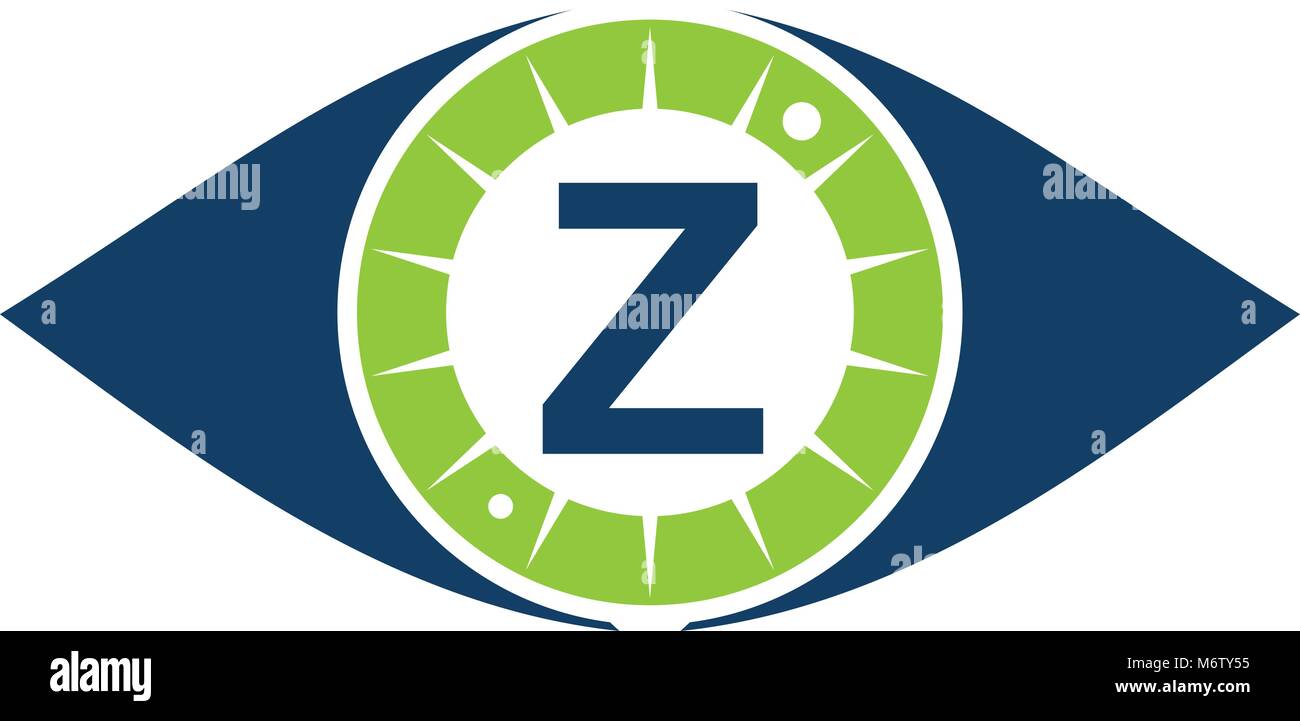 Eye Care Solutions Letter Z Stock Vector Image & Art - Alamy