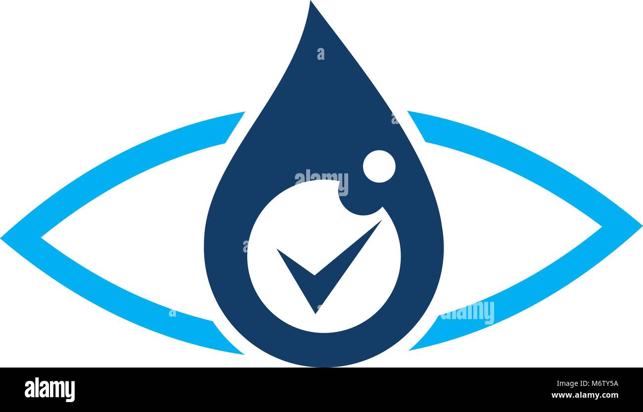 Eye care solutions Stock Vector Images - Alamy