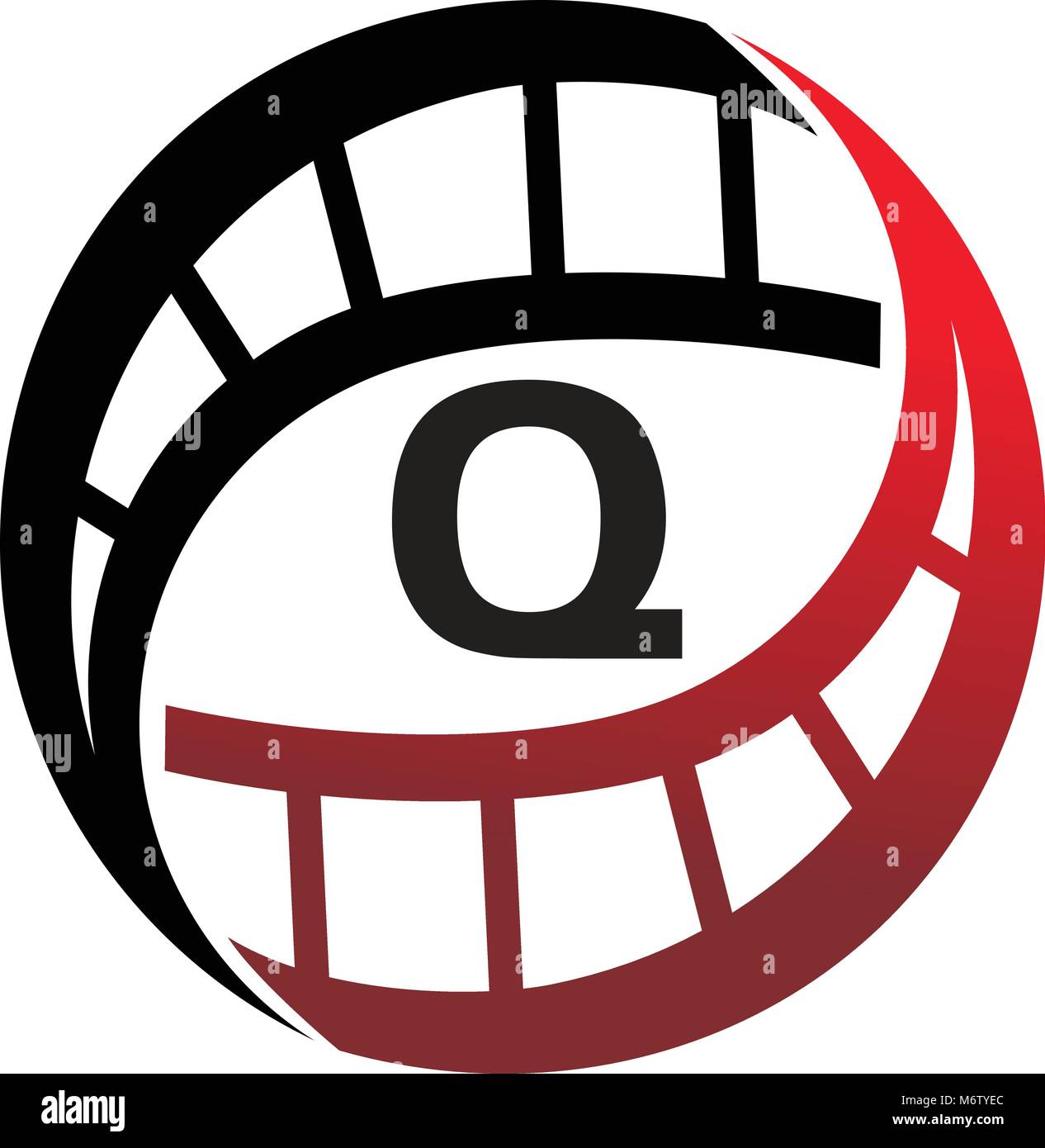 Film Solutions Initial Q Stock Vector Image & Art - Alamy