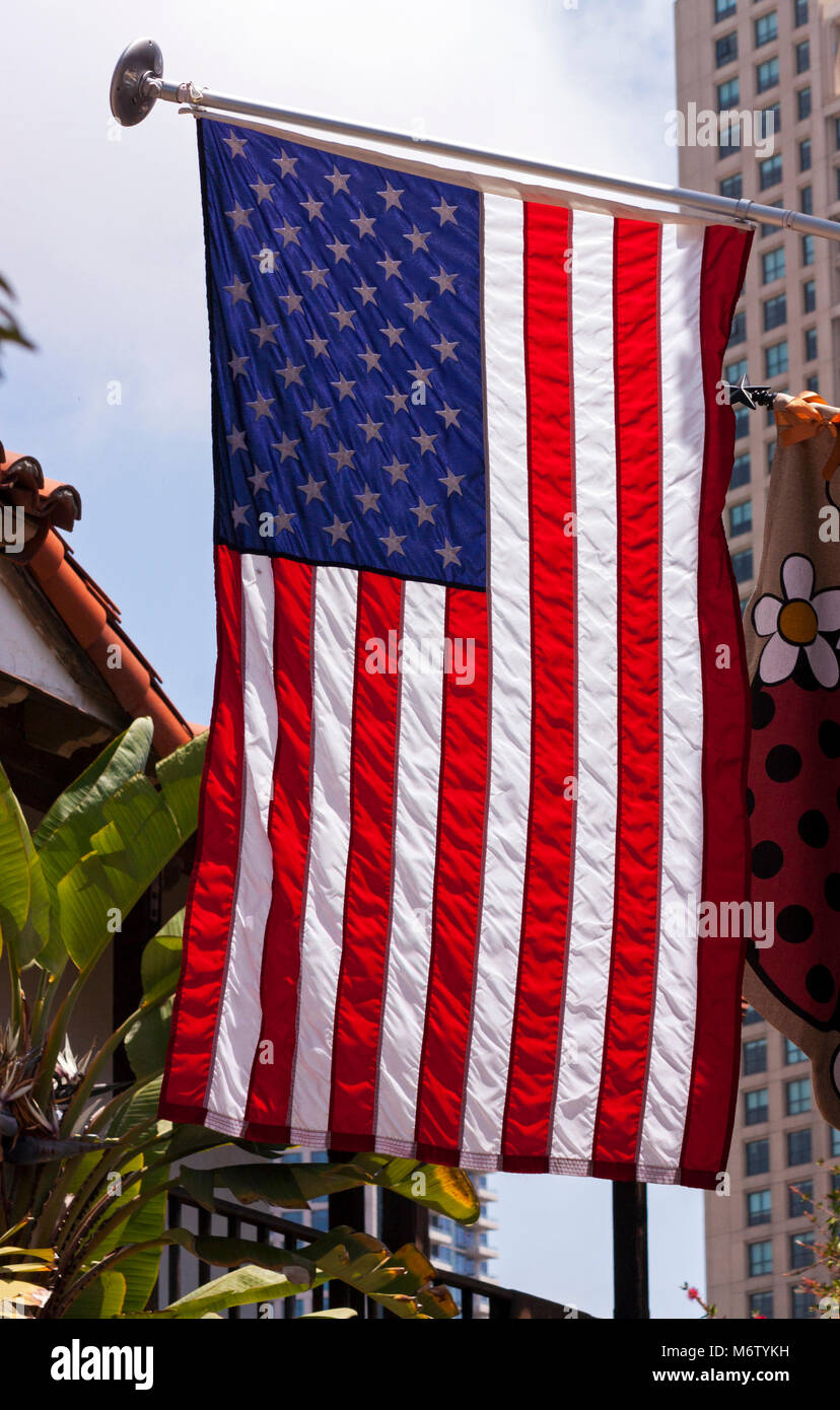 American flag close up Stock Photo - Alamy