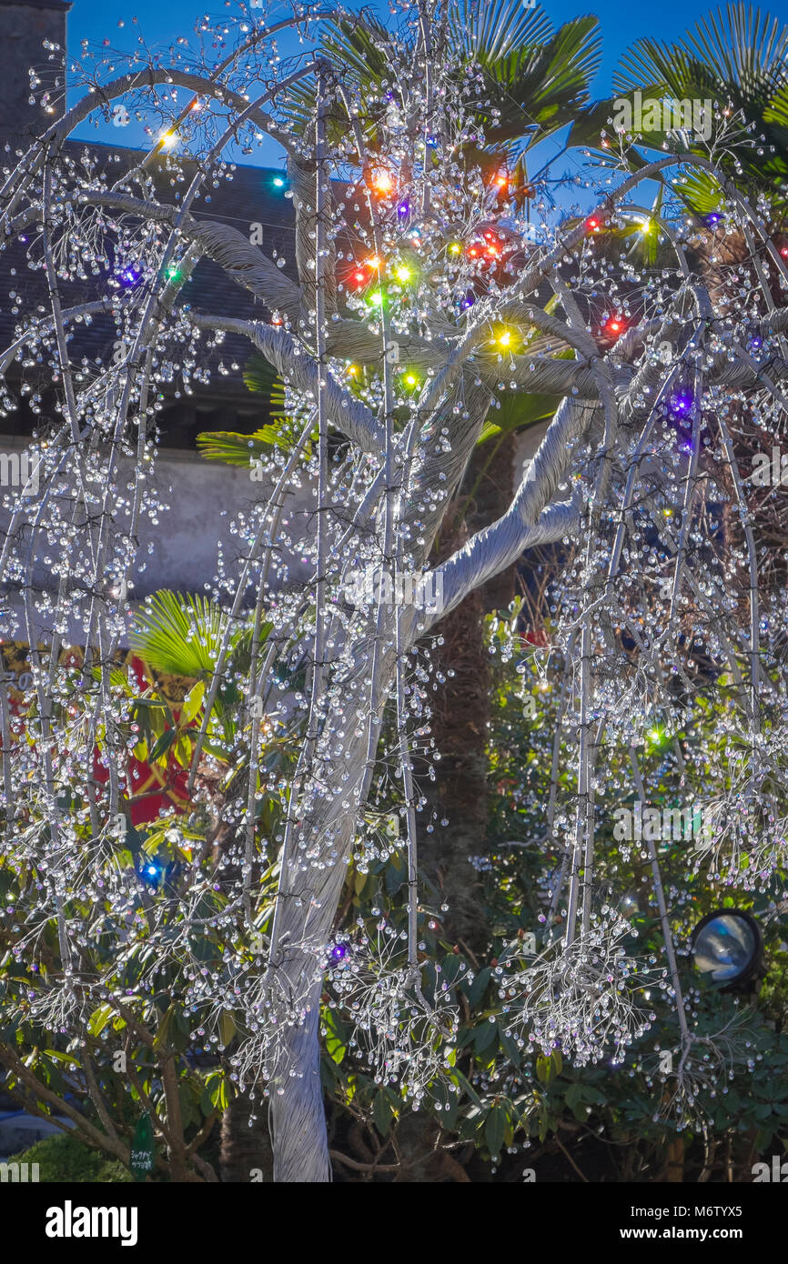 The Crystal Glass Tree at the venetian museum in hakone,japan Stock ...