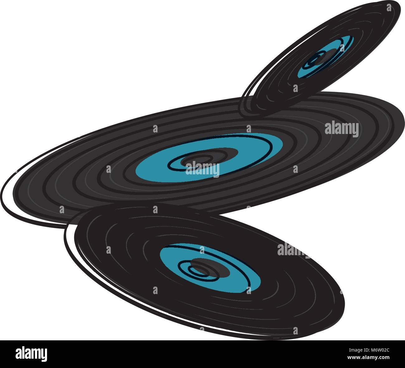 Old discs Stock Vector Images - Alamy