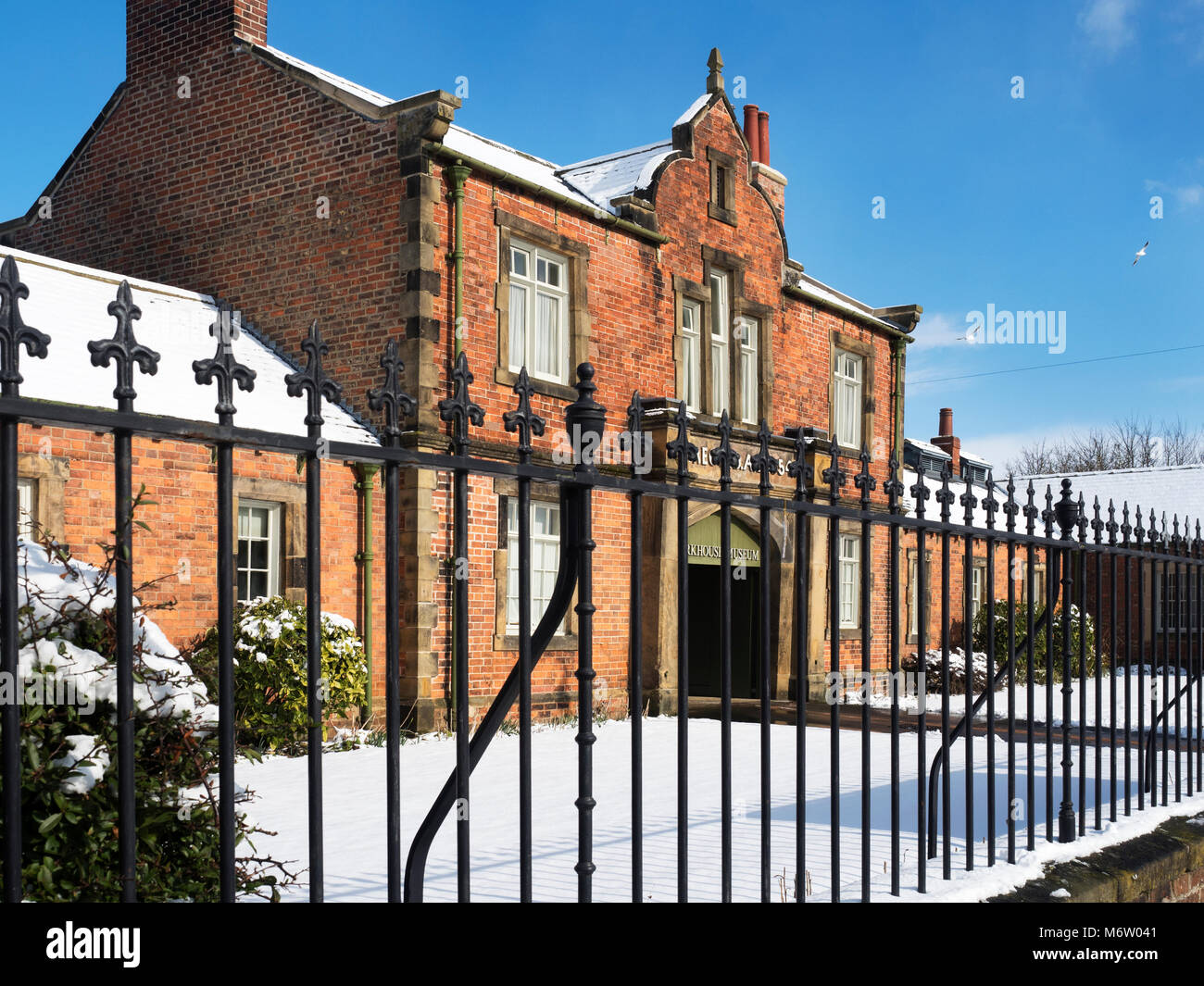 The Workhouse Museum in Winter at Ripon North Yorkshire England Stock ...