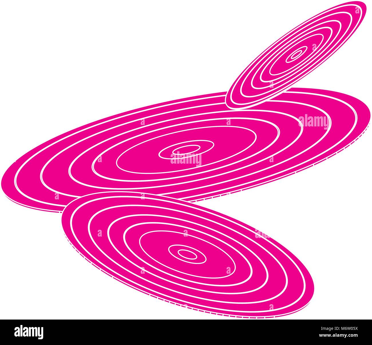 set of retro classic music vinyl discs vector illustration degrade ...