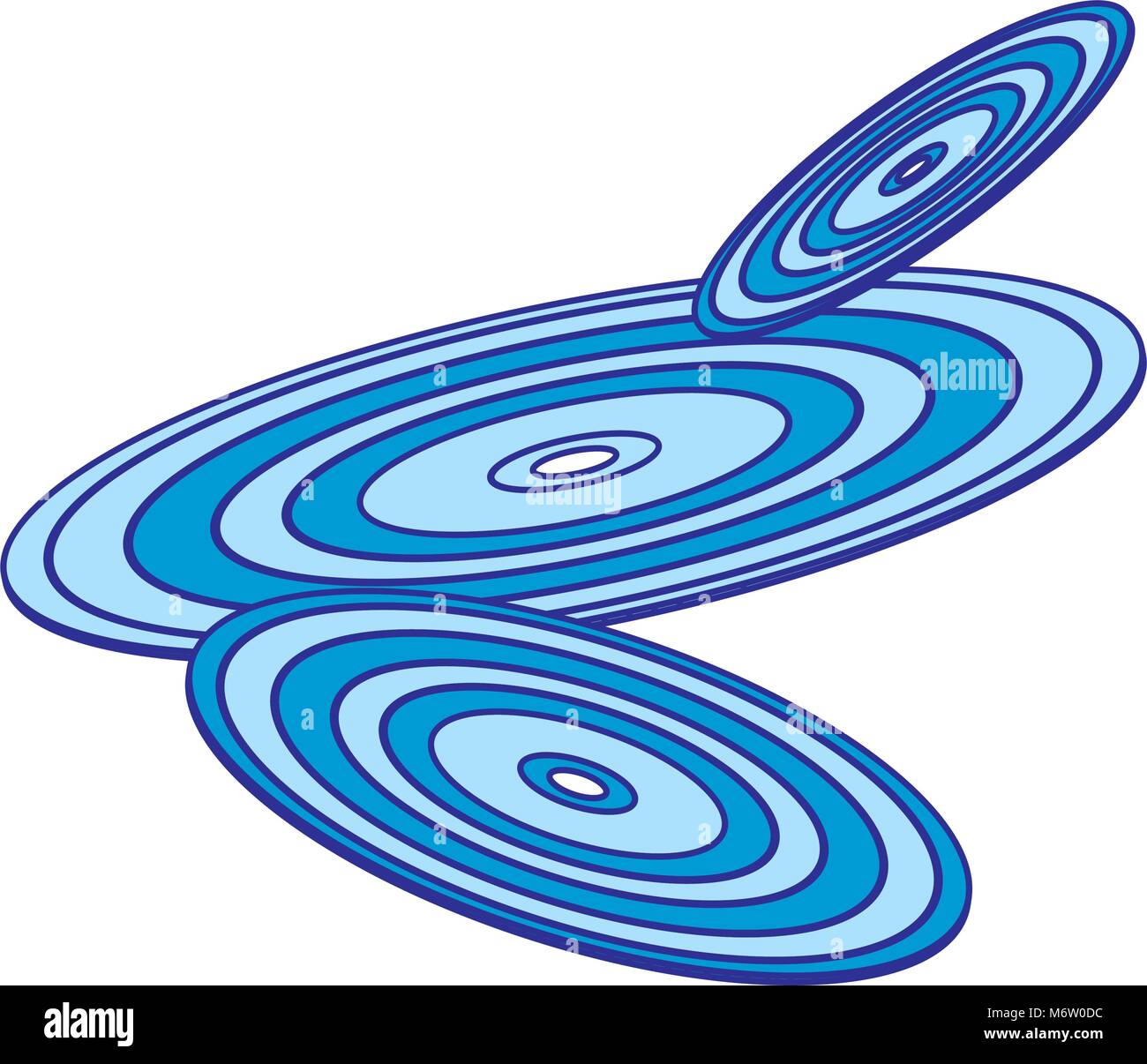 Old discs Stock Vector Images - Alamy