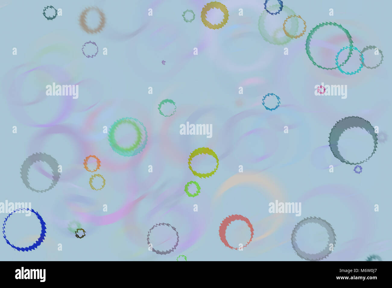 Random circle, ellipse or bubble shape, digital generative art for ...