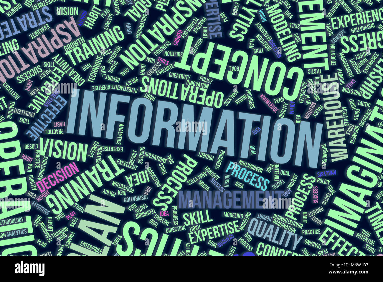 Information, business conceptual word cloud for for design wallpaper ...