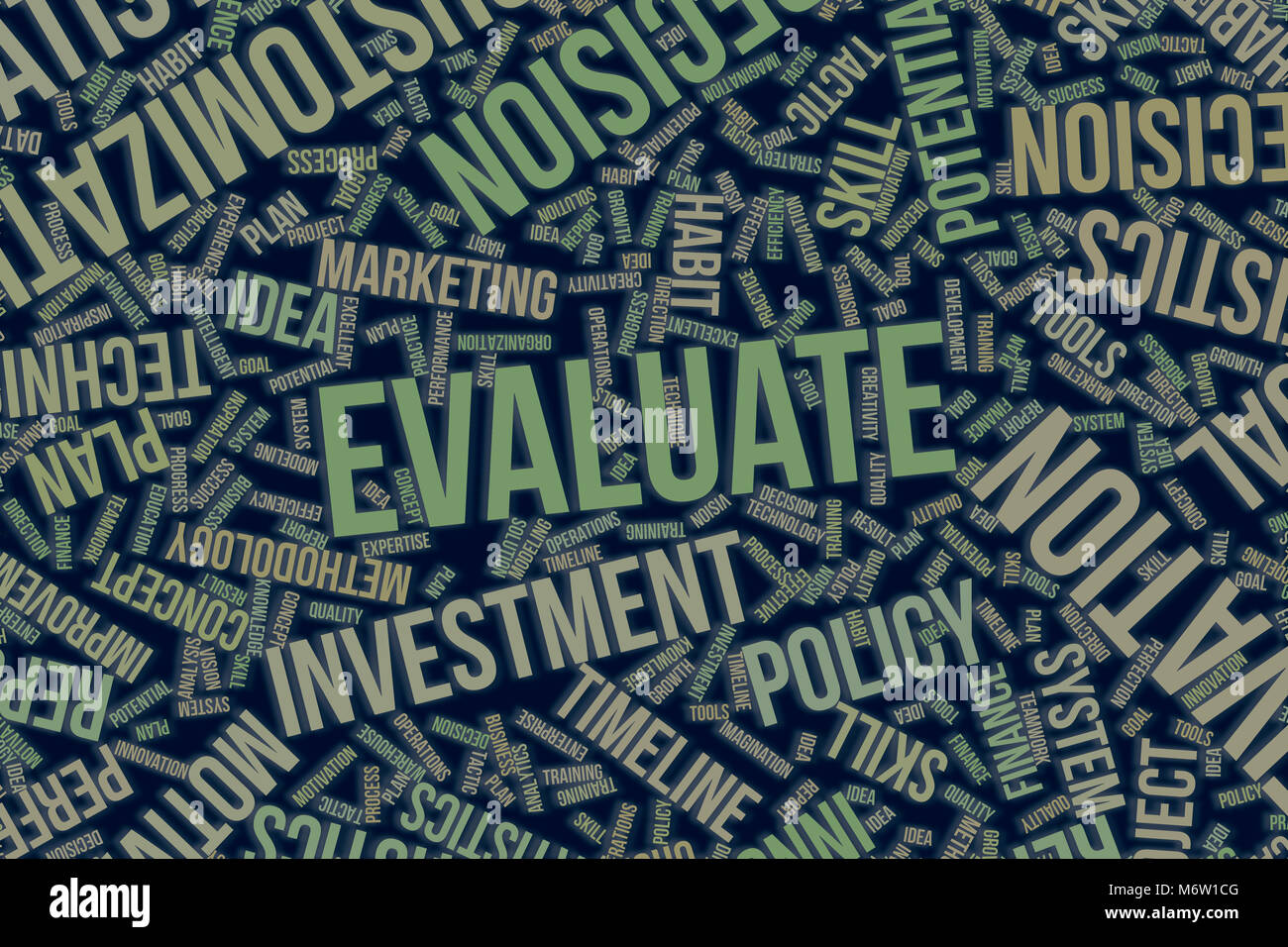Evaluate, business conceptual word cloud for for design wallpaper ...
