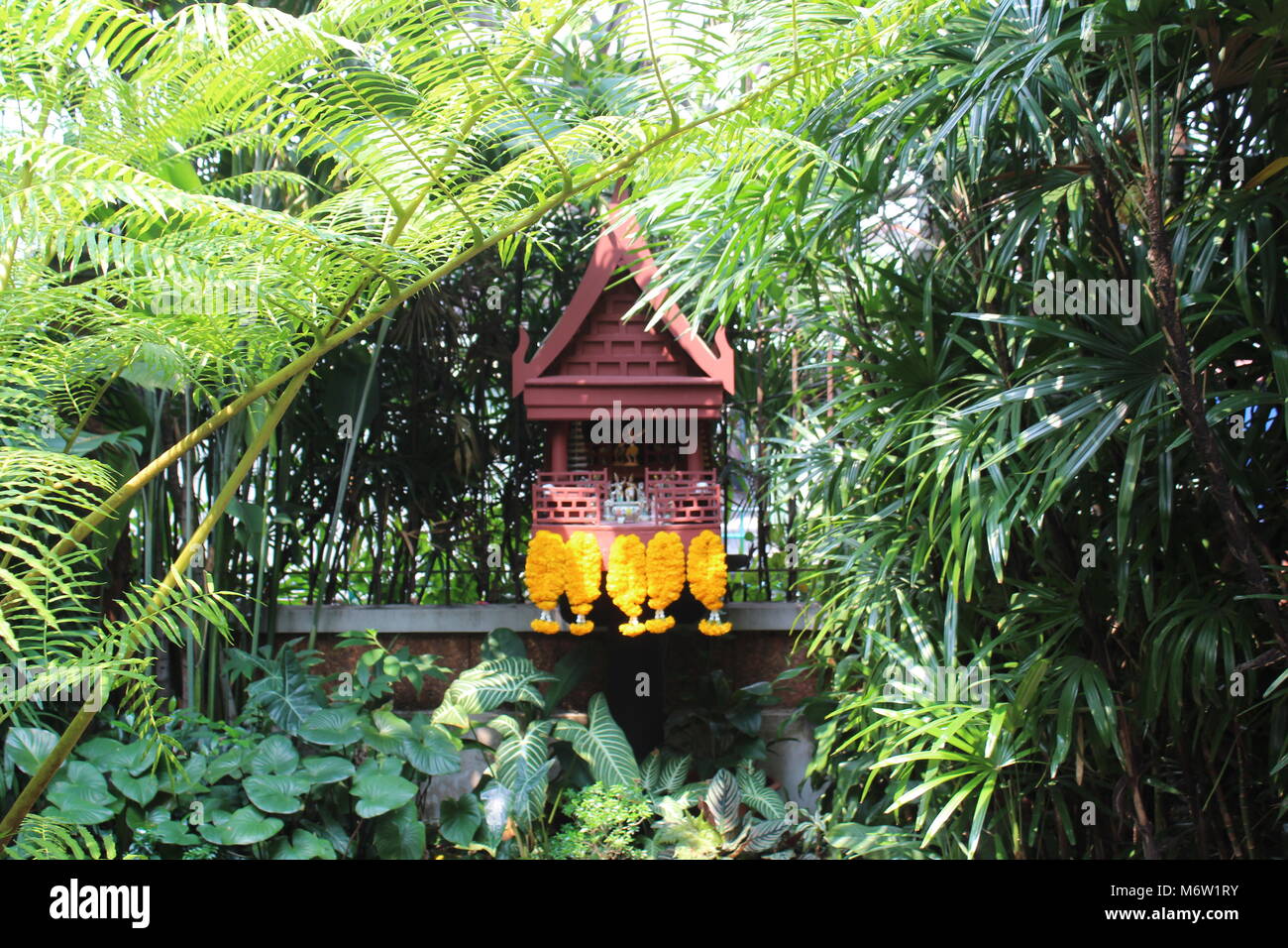 Jim Thompson House and Gardens in Bangkok, Thailand. Traditional Thai ...