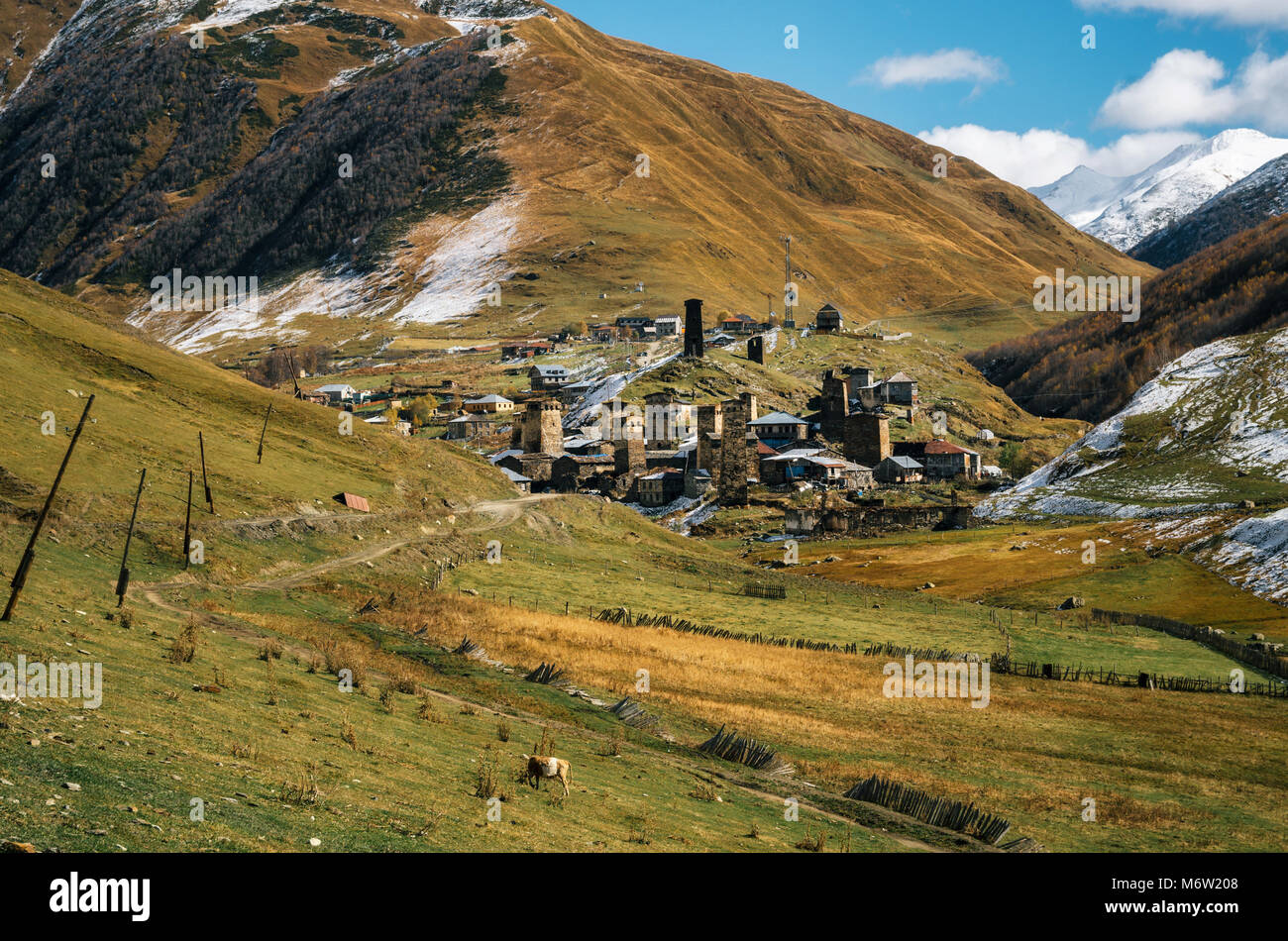 Ushguli hi-res stock photography and images - Alamy