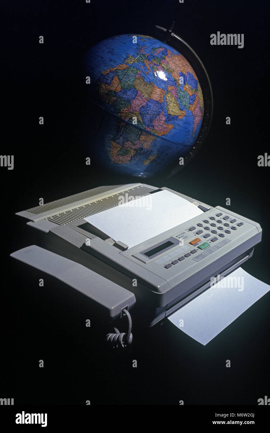 Retro fax machine hi-res stock photography and images - Alamy