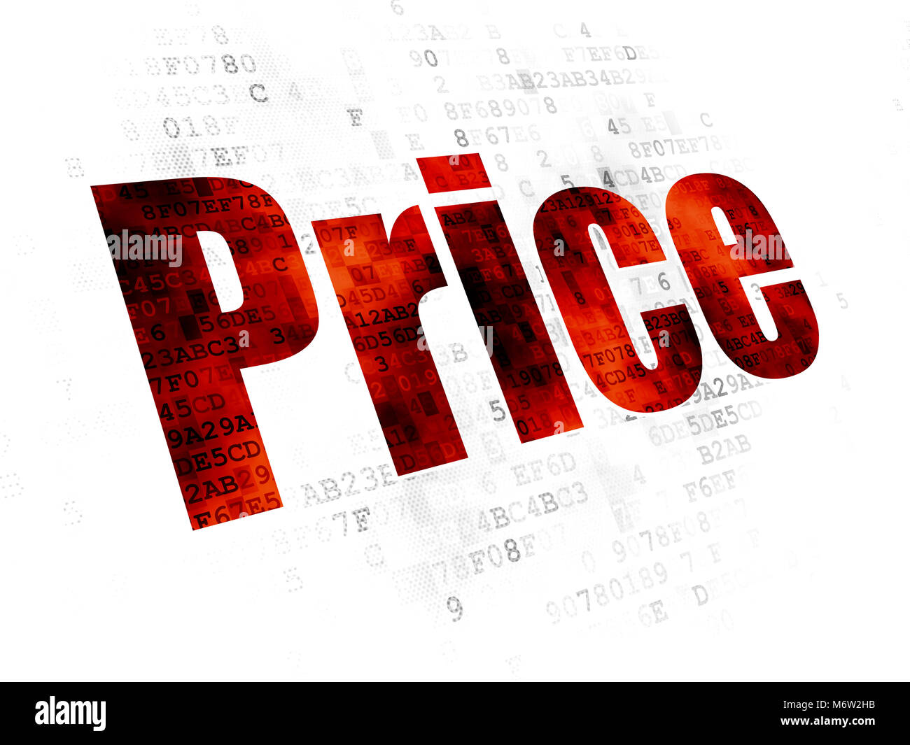 Marketing concept: Price on Digital background Stock Photo - Alamy