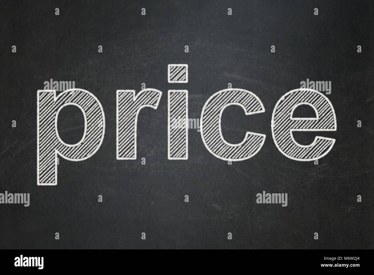 Marketing concept: Price on chalkboard background Stock Photo - Alamy