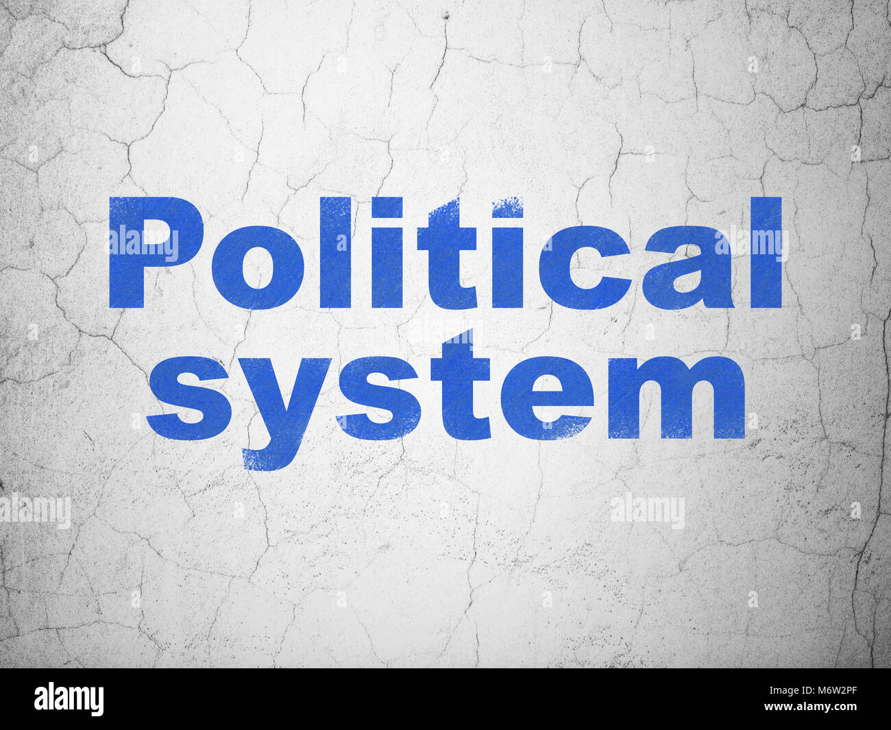 Politics concept: Political System on wall background Stock Photo - Alamy