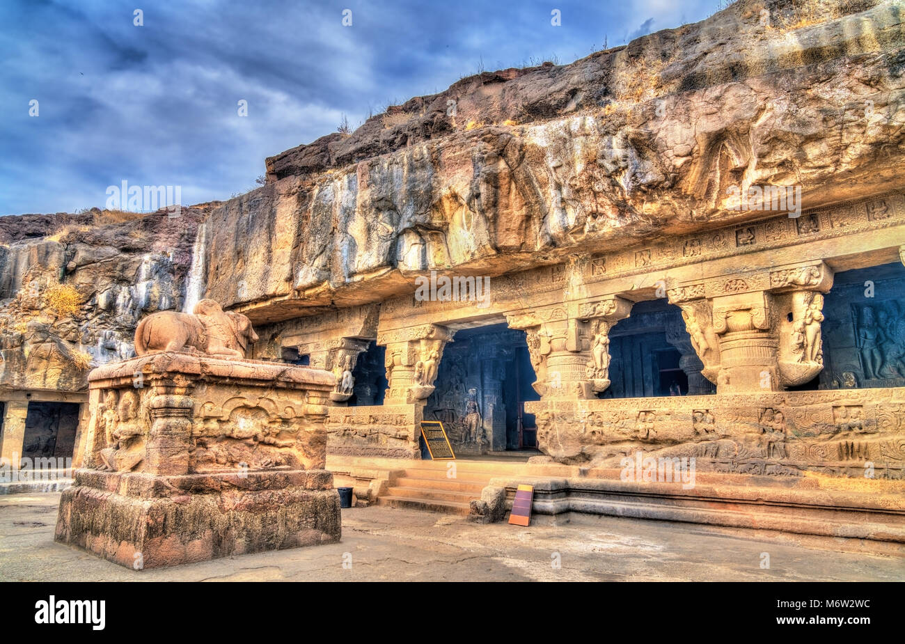 Rameshwar temple, cave 21 at the Ellora complex. UNESCO world heritage ...