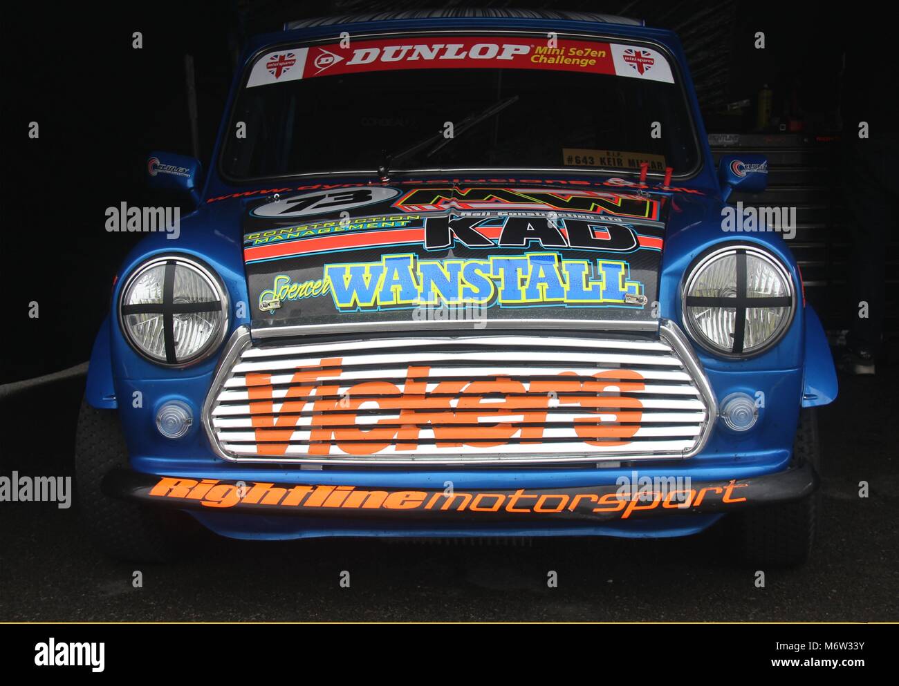 Mini 7 Racing At Rockingham Motor Speedway Circuit May 2015 Stock Photo ...