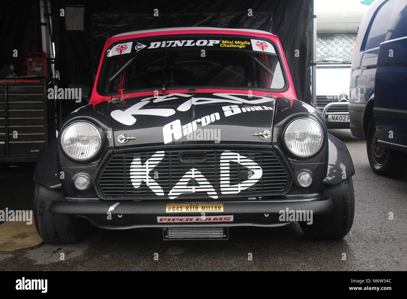 Mini Miglia Racing At Rockingham Motor Speedway Circuit May 2015 Stock ...