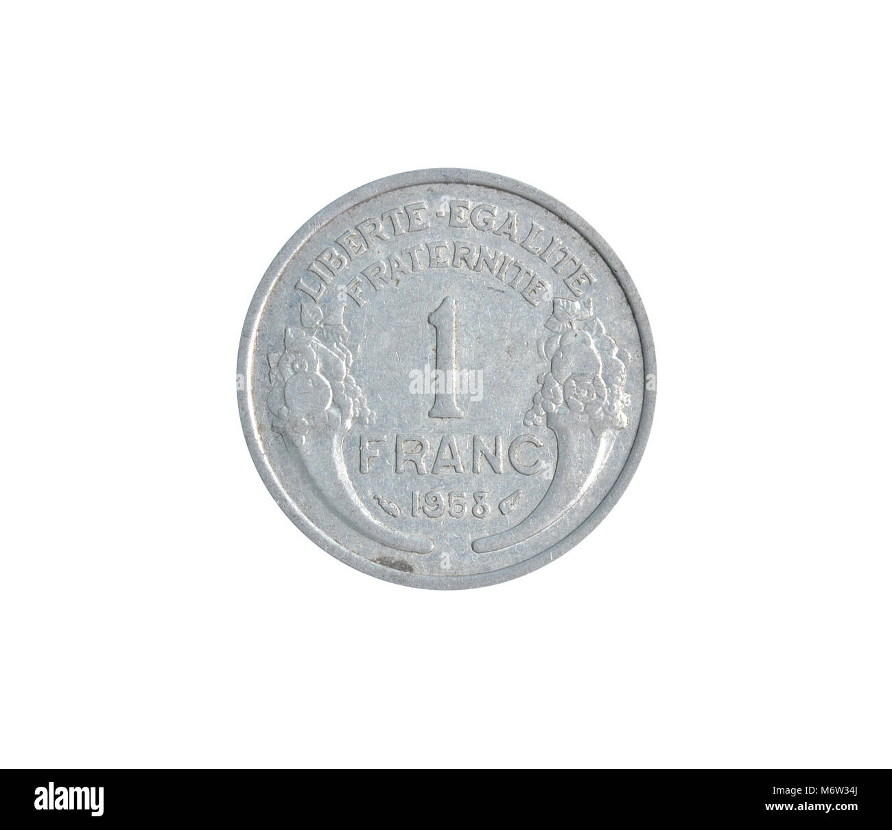 Vintage coin made by France 1958 Stock Photo - Alamy