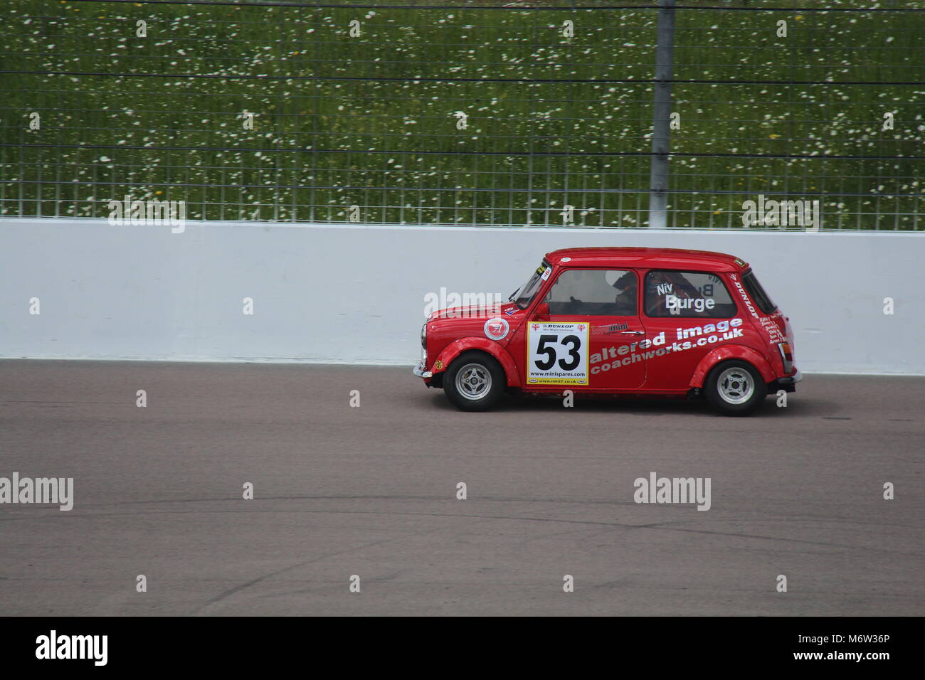 Mini Miglia Racing At Rockingham Motor Speedway Circuit May 2015 Stock ...
