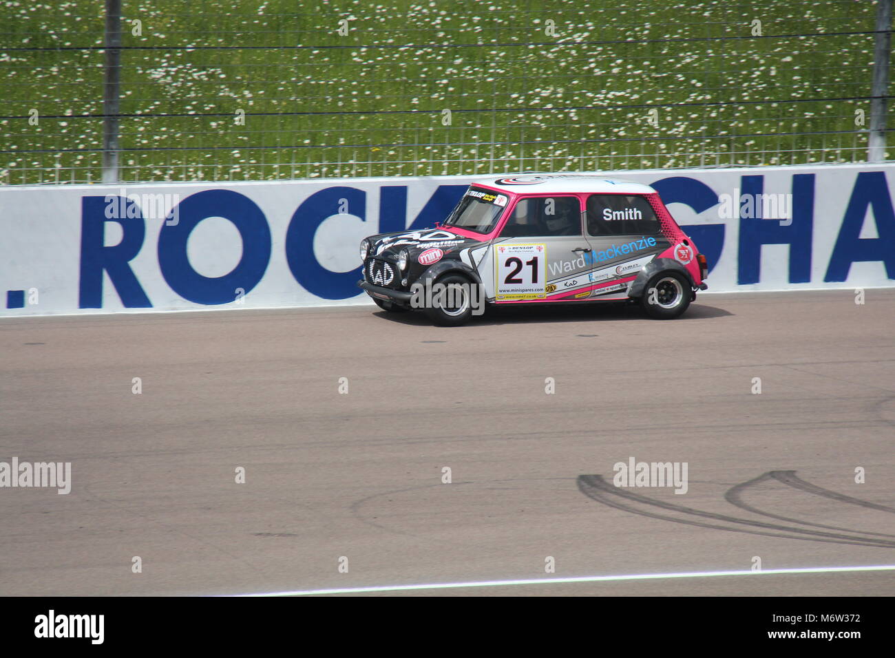 Mini Miglia Racing At Rockingham Motor Speedway Circuit May 2015 Stock ...
